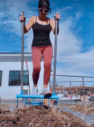 The Square Foot Gardener Broadfork | 24" wide | 6 tines – Treadlite ...